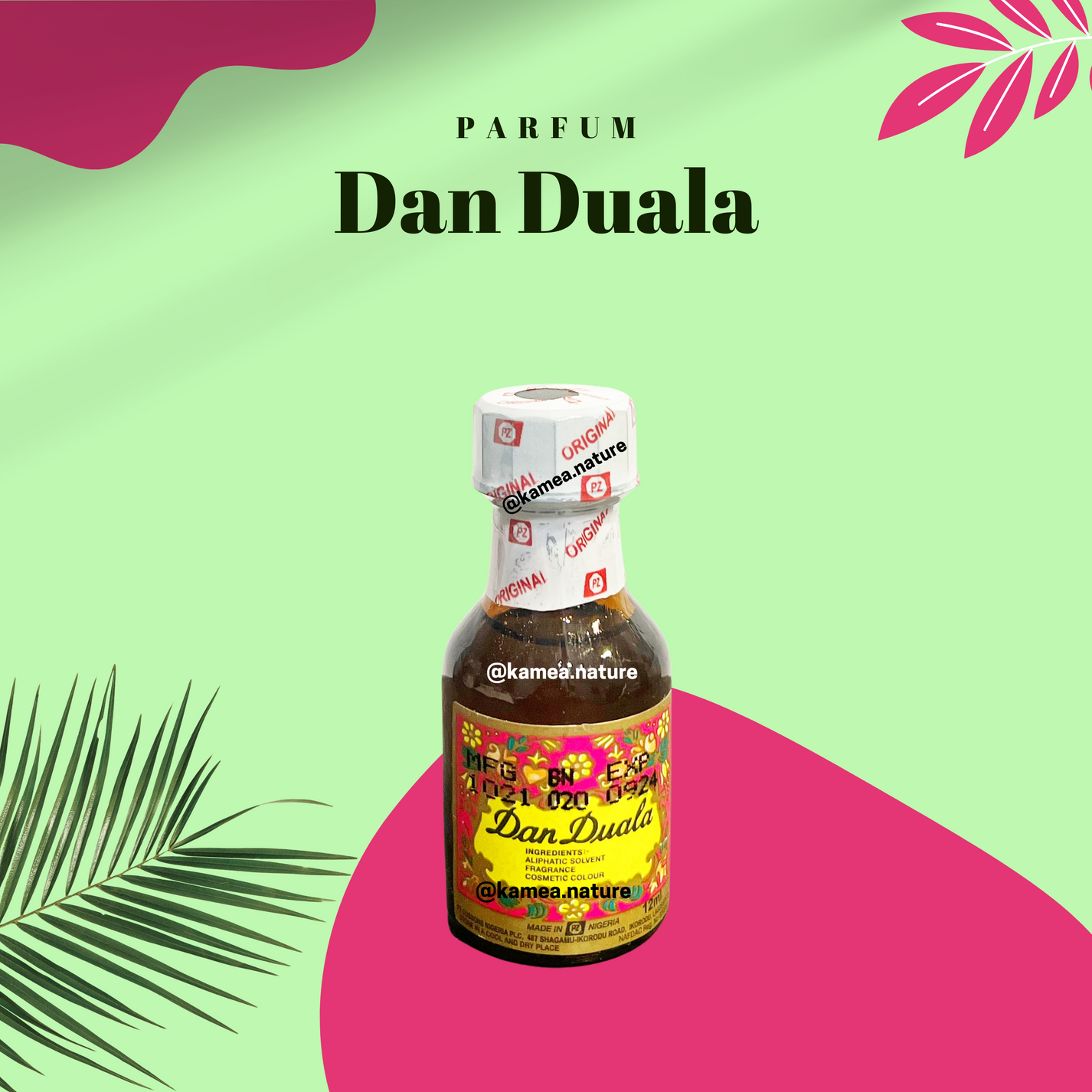 Parfum Dan Duala - Parfum spirituel - puissant attraction – Kamea Nature
