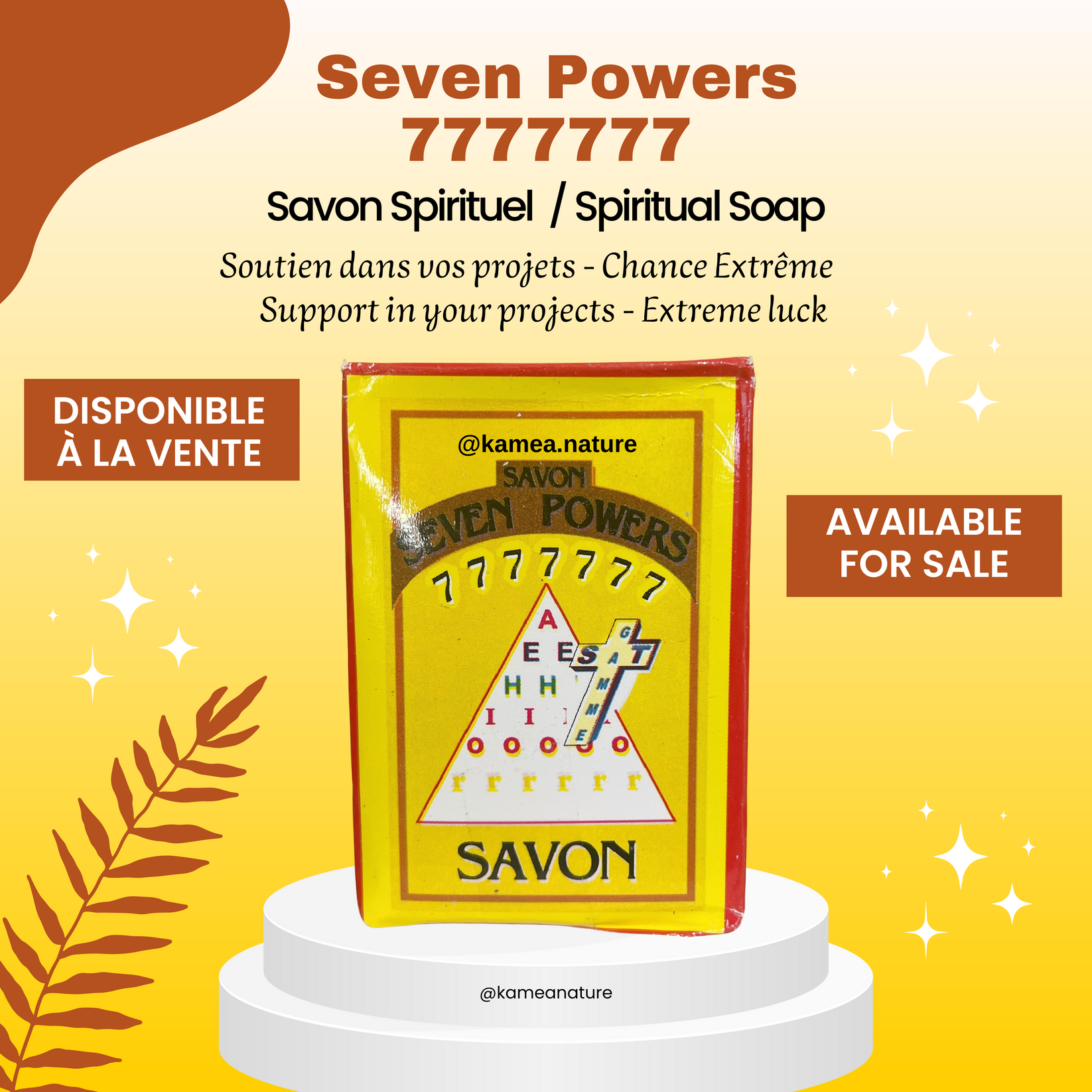Parfum Spirituel Seven Powers 7777777- 50ml – Kamea Nature